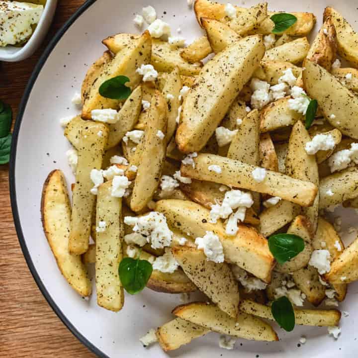 Greek Fries (Oven and Air Fryer) - Cooking With Ayeh
