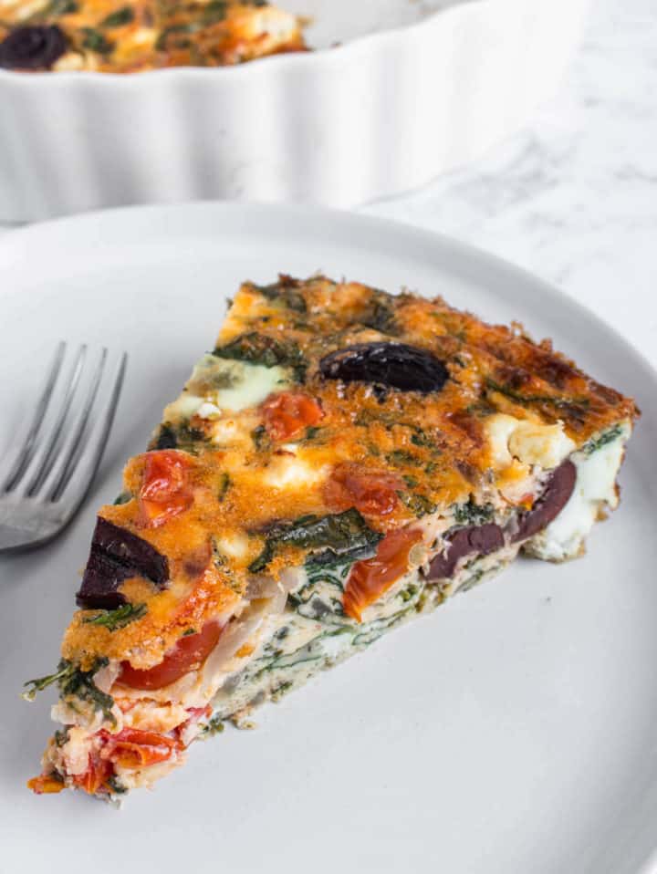 Mediterranean Frittata - Cooking With Ayeh