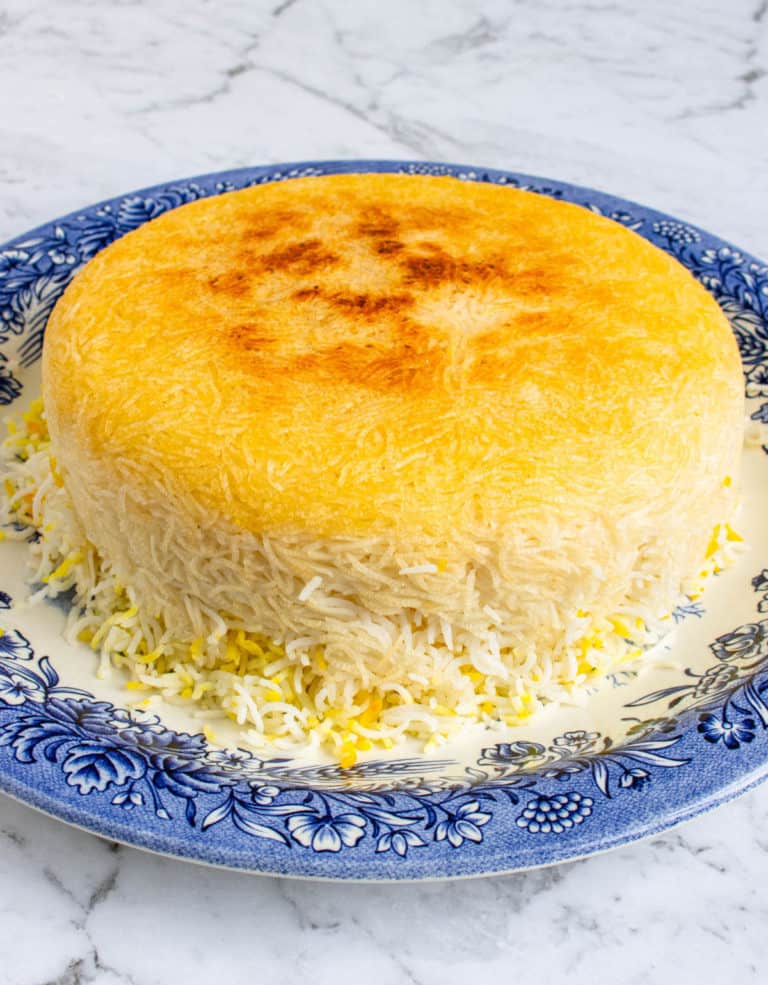 Persian Rice with Crispy Tahdig - Cooking With Ayeh