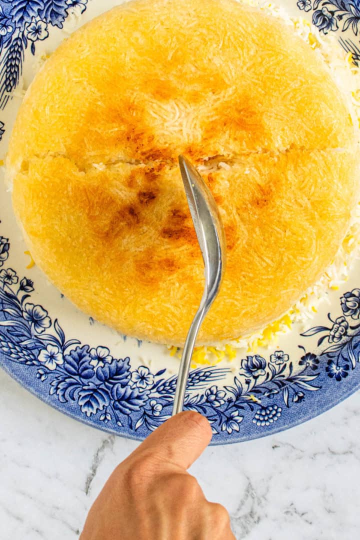 Persian Rice with Crispy Tahdig - Cooking With Ayeh