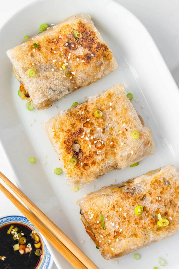 Rice Paper Dumplings - Cooking With Ayeh