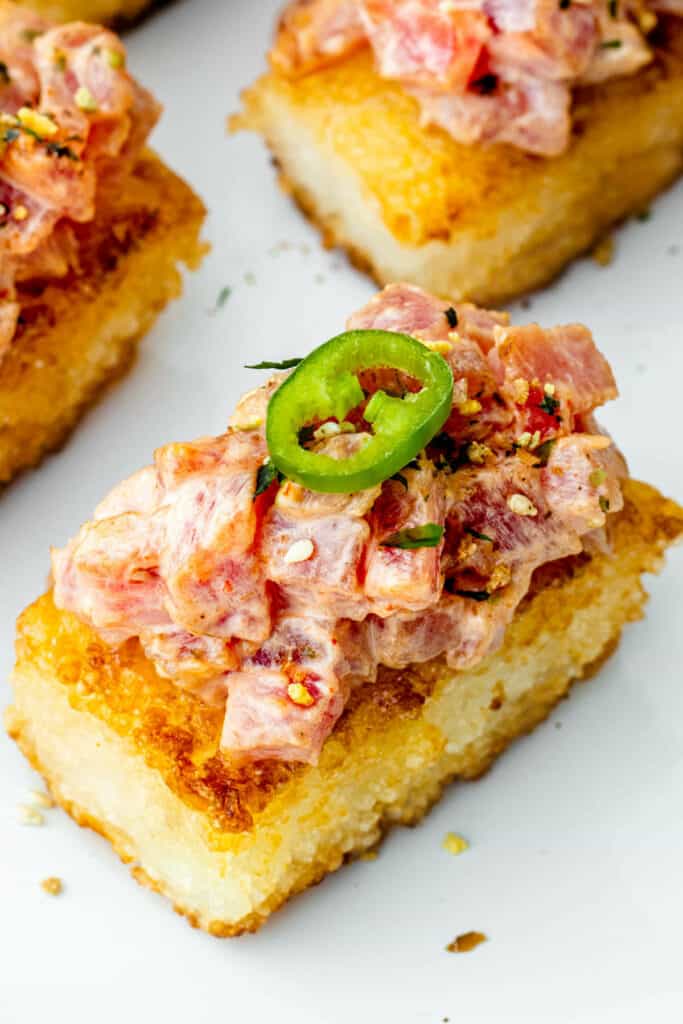 Spicy Tuna Crispy Rice - Cooking With Ayeh