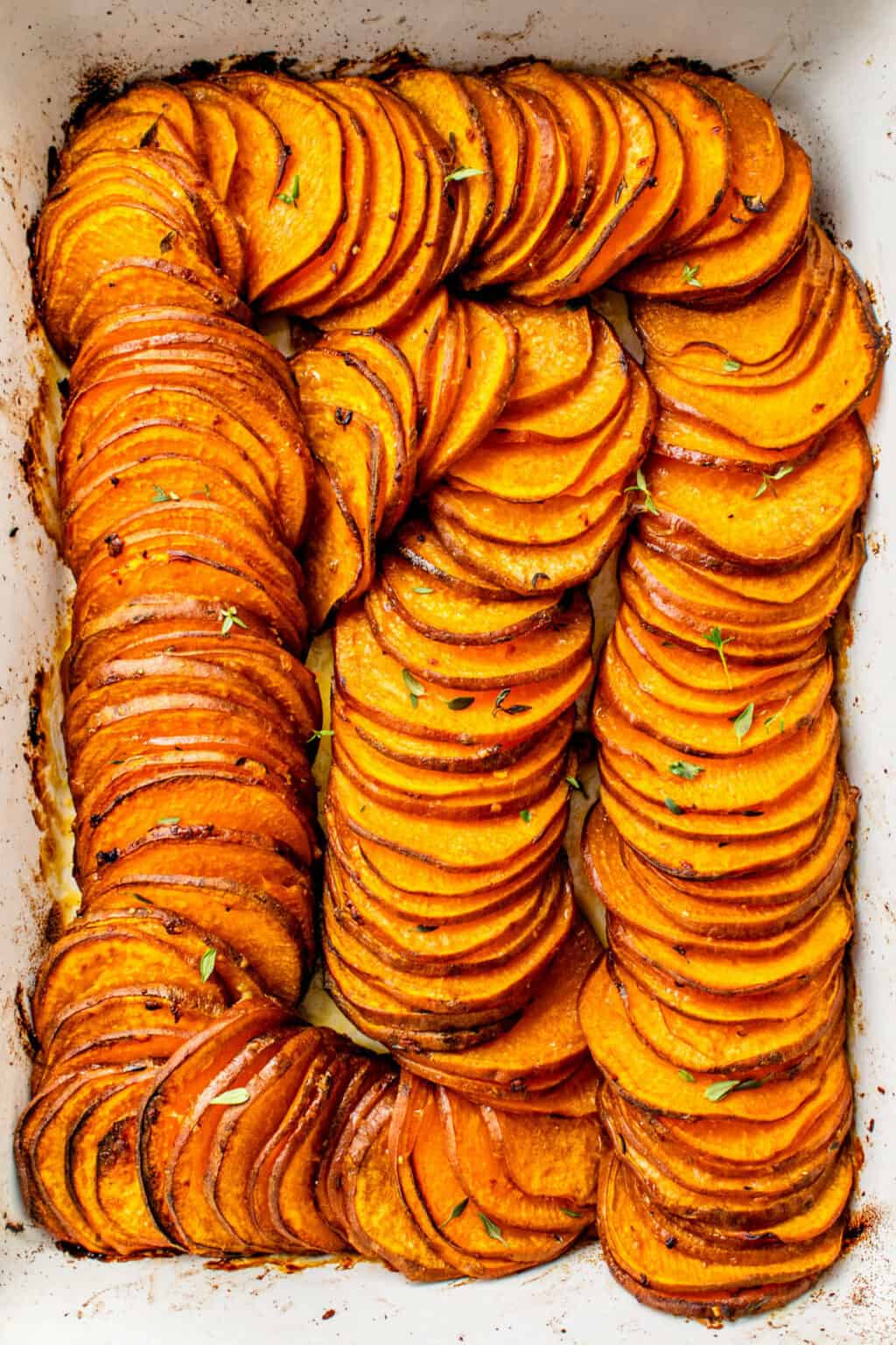 Baked Sweet Potato Slices - Cooking With Ayeh