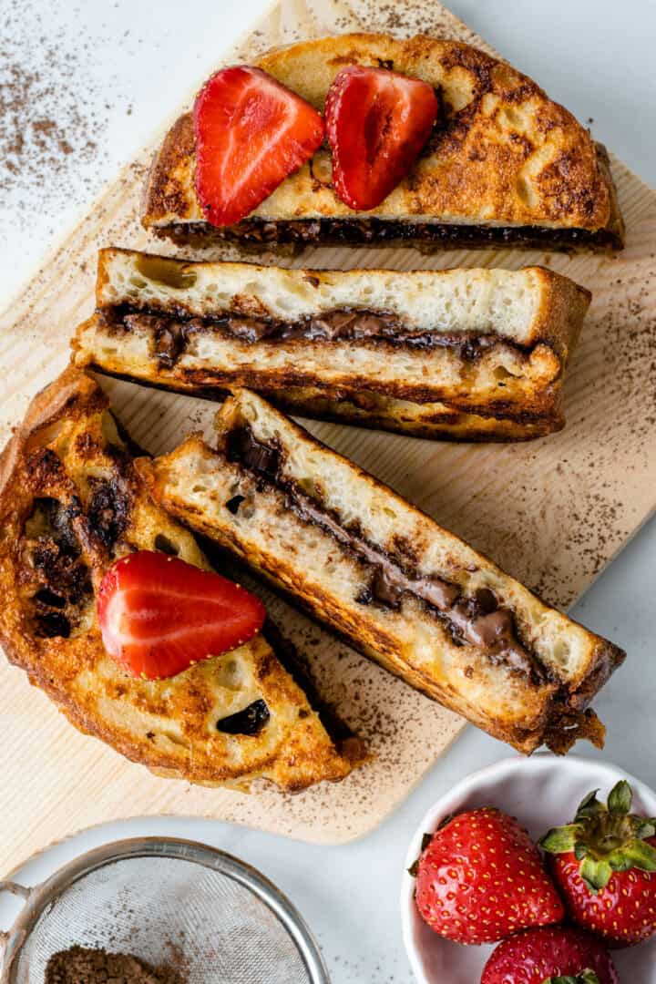 Nutella French Toast - Cooking With Ayeh