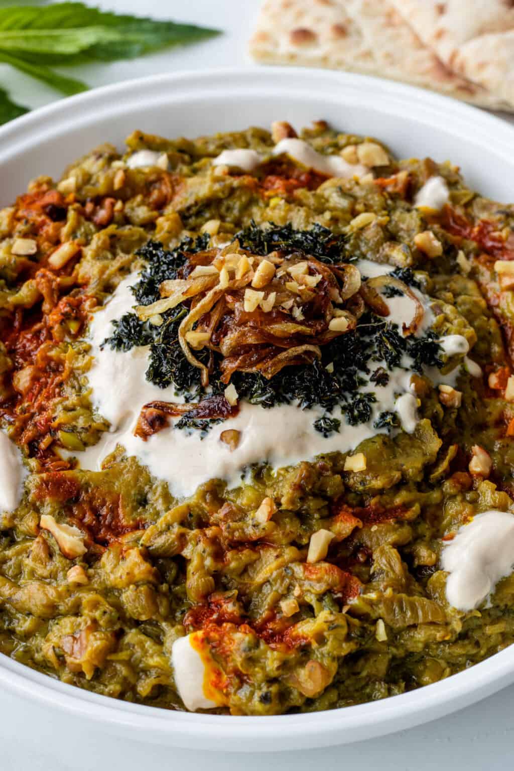 Kashke Bademjan (Persian Eggplant Dip) - Cooking With Ayeh