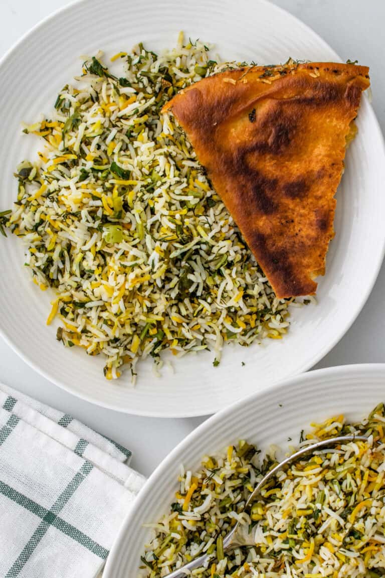 Sabzi Polo (Persian Herb Rice) - Cooking With Ayeh