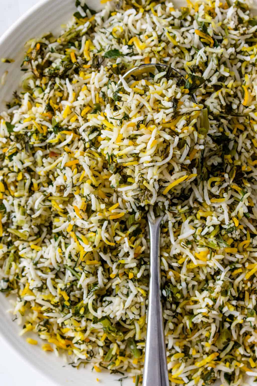Sabzi Polo (Persian Herb Rice) - Cooking With Ayeh