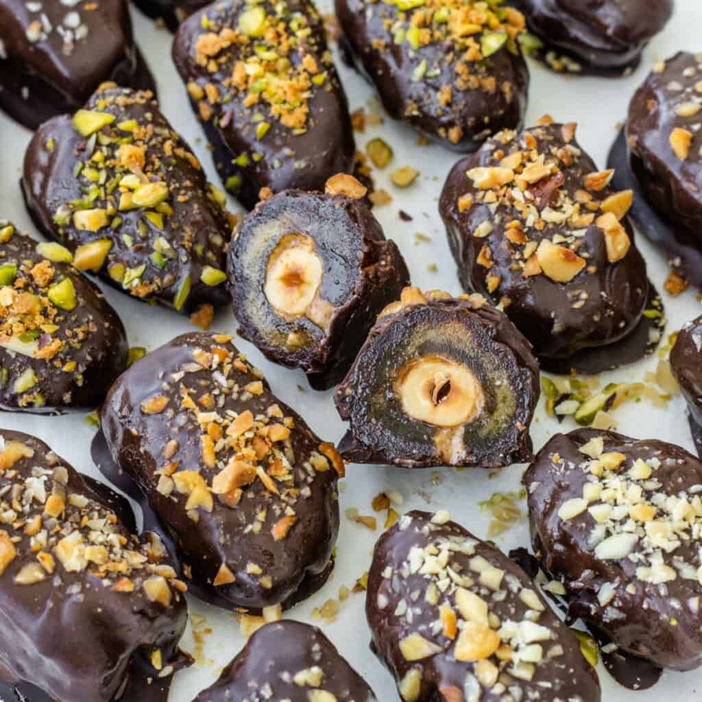 Chocolate Dates (3 Flavors) - Cooking With Ayeh