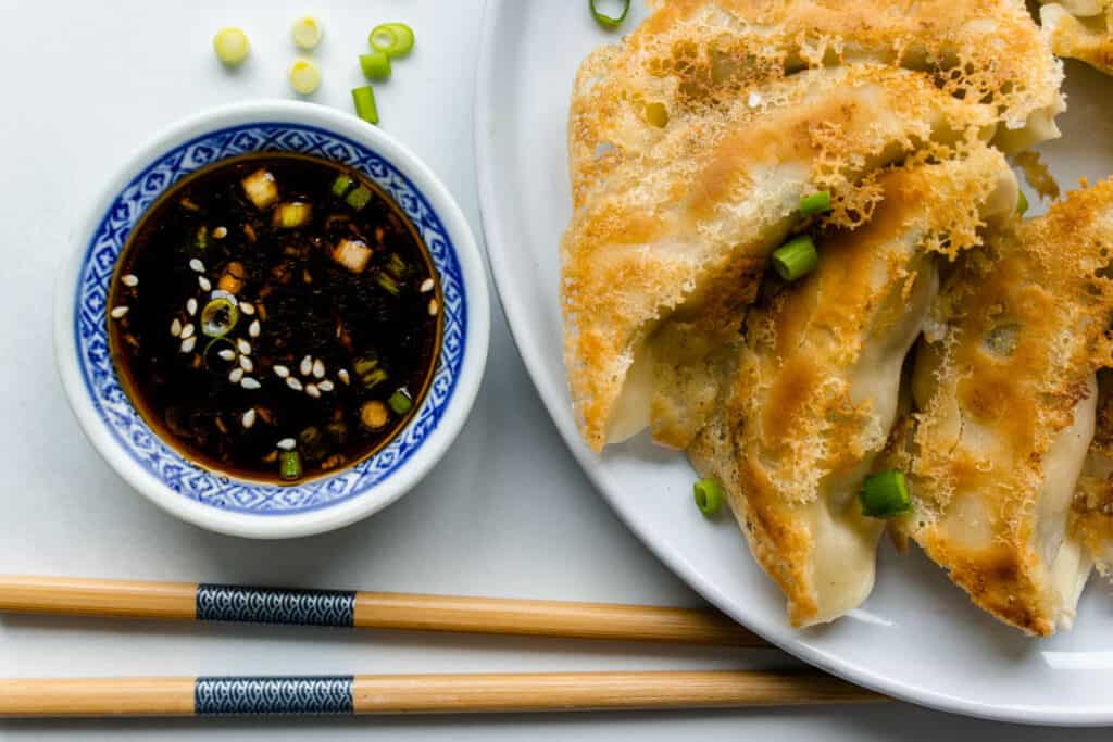 Gyoza Dipping Sauce - Cooking With Ayeh