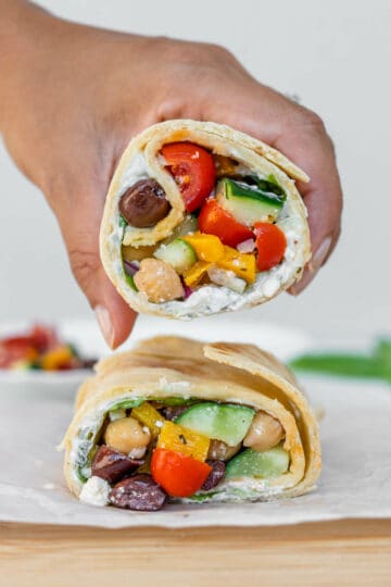 Greek Wrap - Cooking With Ayeh