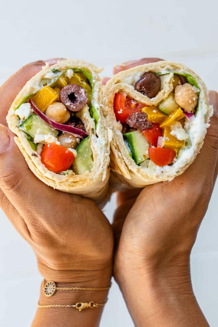 Greek Wrap - Cooking With Ayeh