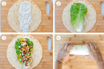 Greek Wrap - Cooking With Ayeh