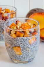 Peach Chia Pudding - Cooking With Ayeh