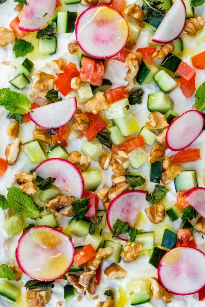 Persian Whipped Feta Butter Board - Cooking With Ayeh