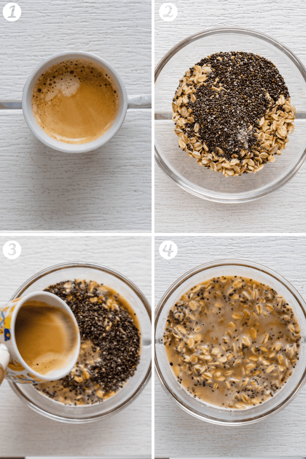 Tiramisu Overnight Oats - Cooking With Ayeh