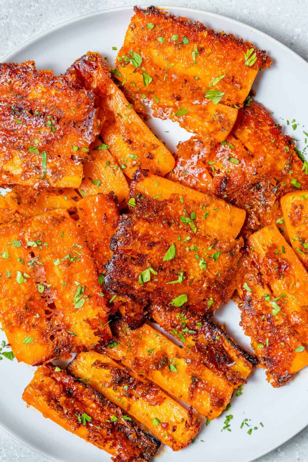 Crispy Parmesan Carrots (Cheesy Crust) - Cooking With Ayeh