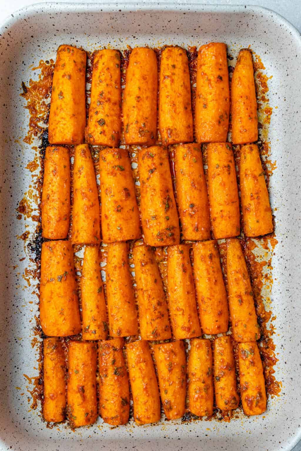 Crispy Parmesan Carrots (Cheesy Crust) - Cooking With Ayeh