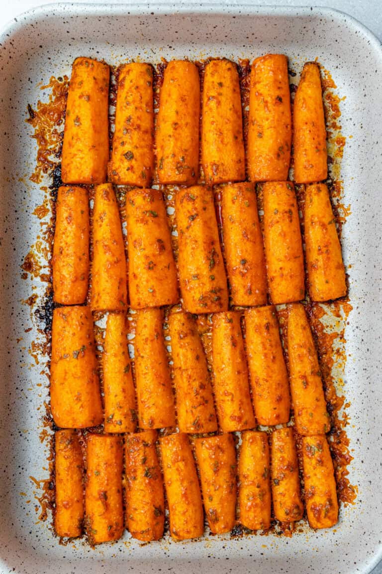 Crispy Parmesan Carrots (Cheesy Crust) - Cooking With Ayeh