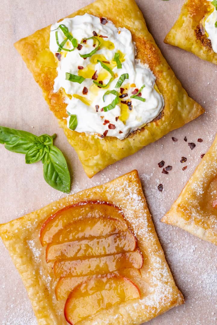 Upside Down Puff Pastries (Sweet & Savory) - Cooking With Ayeh