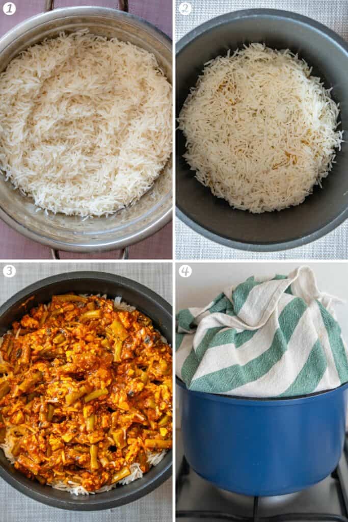 Lubia Polo - Persian Green Bean Rice (Vegan Recipe) - Cooking With Ayeh