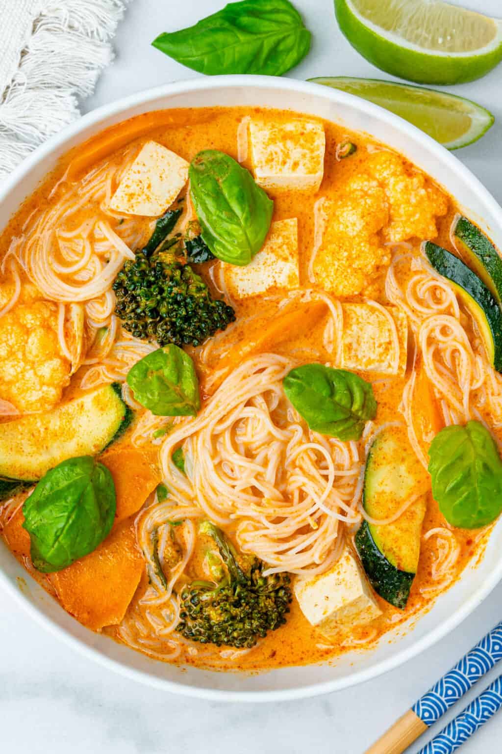 Thai Red Curry Soup (Easy in 30 Minutes) - Cooking With Ayeh