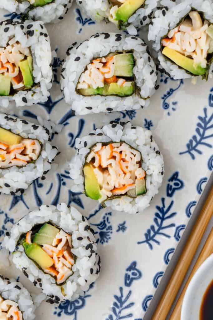 Kani Sushi (Spicy Crab Roll) - Easy Steps - Cooking With Ayeh