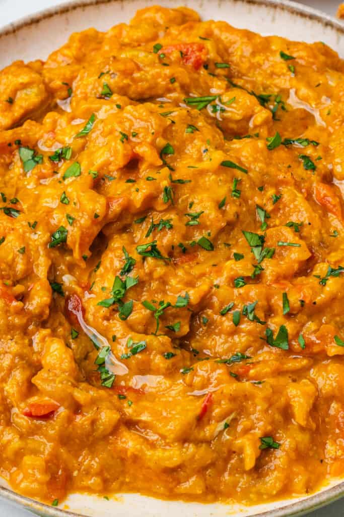 Mirza Ghasemi (Persian Eggplant Tomato Dip) (Persian Smoky Eggplant ...