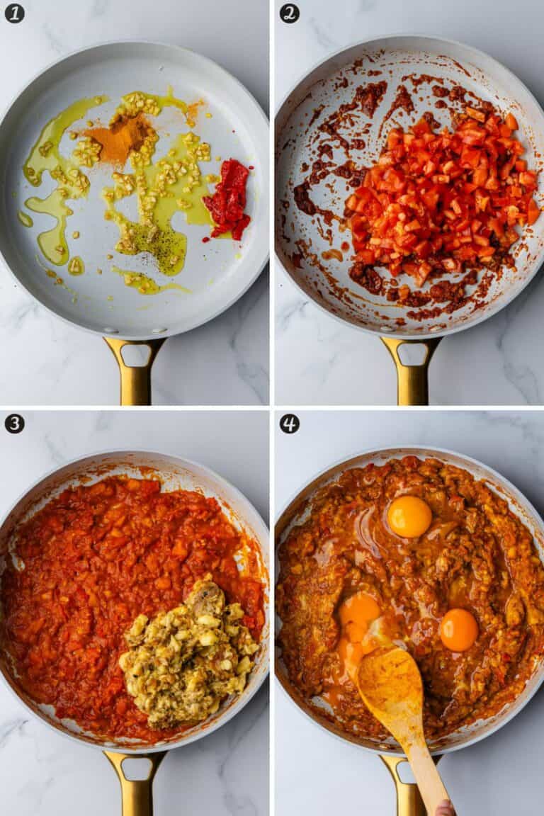 Mirza Ghasemi (Persian Eggplant Tomato Dip) (Persian Smoky Eggplant ...