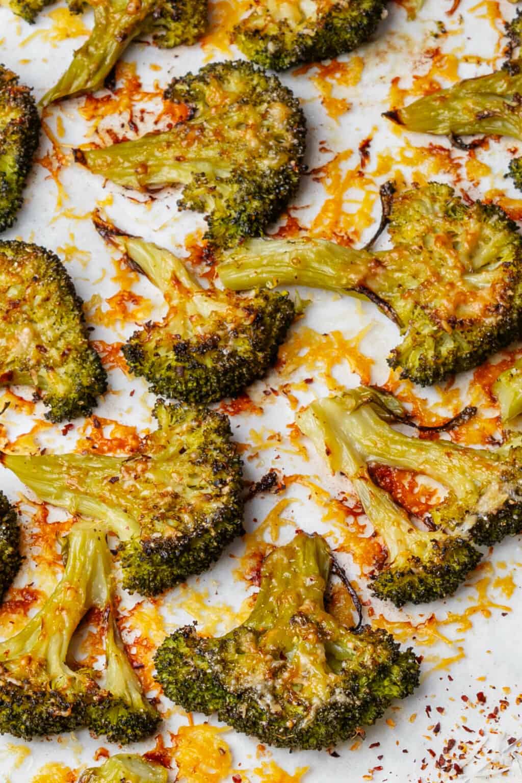 Smashed Broccoli (Crispy, Cheesy, Full of Flavor) - Cooking With Ayeh