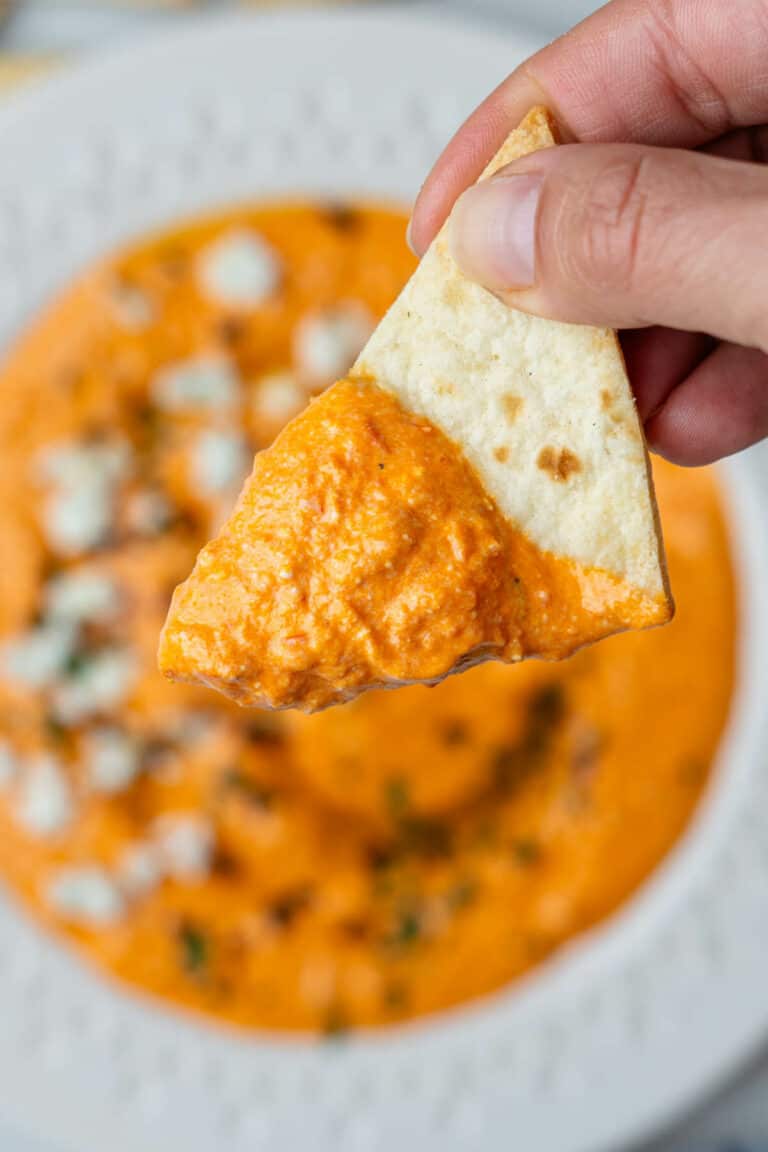 Tirokafteri (Greek Spicy Feta Dip) - Cooking With Ayeh