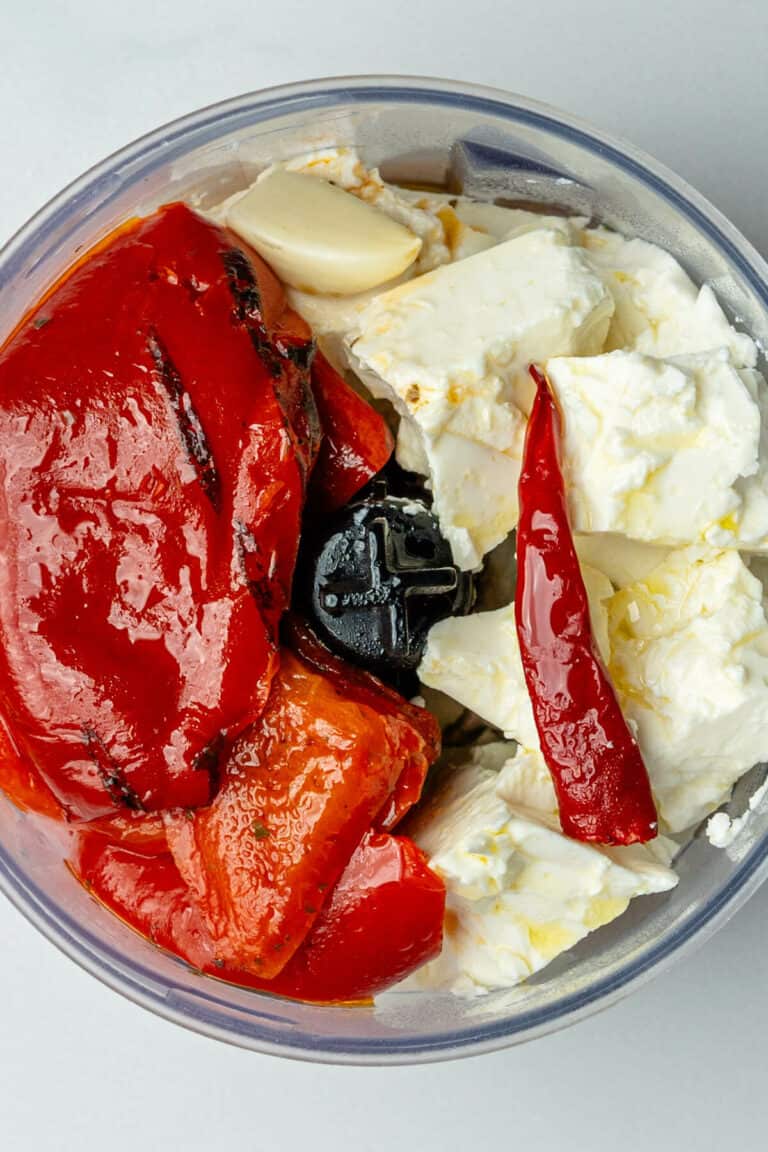 Tirokafteri (Greek Spicy Feta Dip) - Cooking With Ayeh