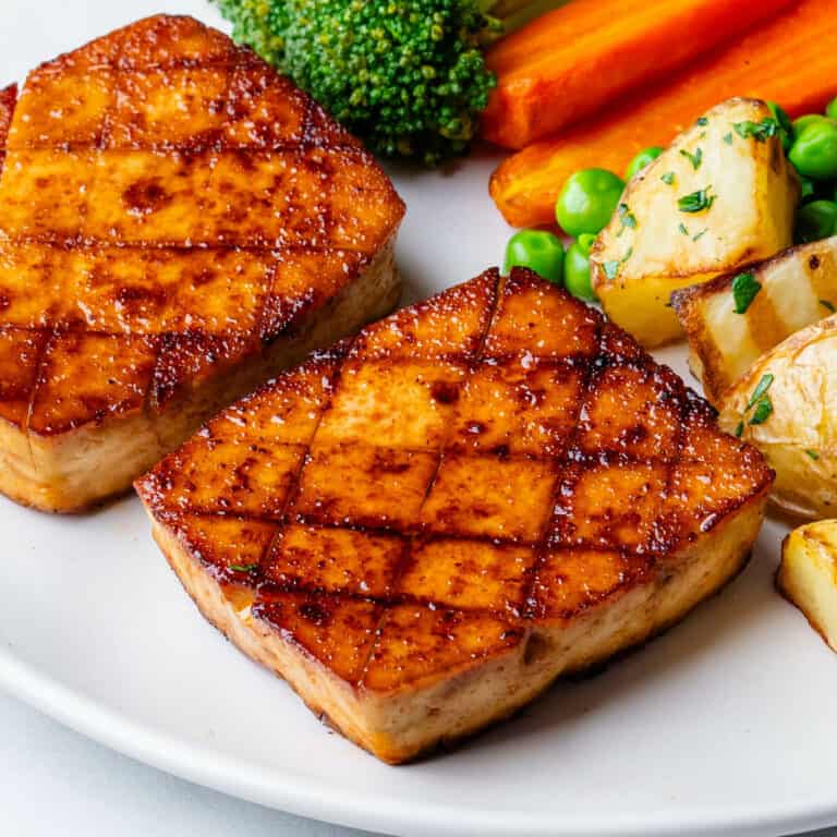 Tofu Steak (Delicious Smoky Flavor) - Cooking With Ayeh
