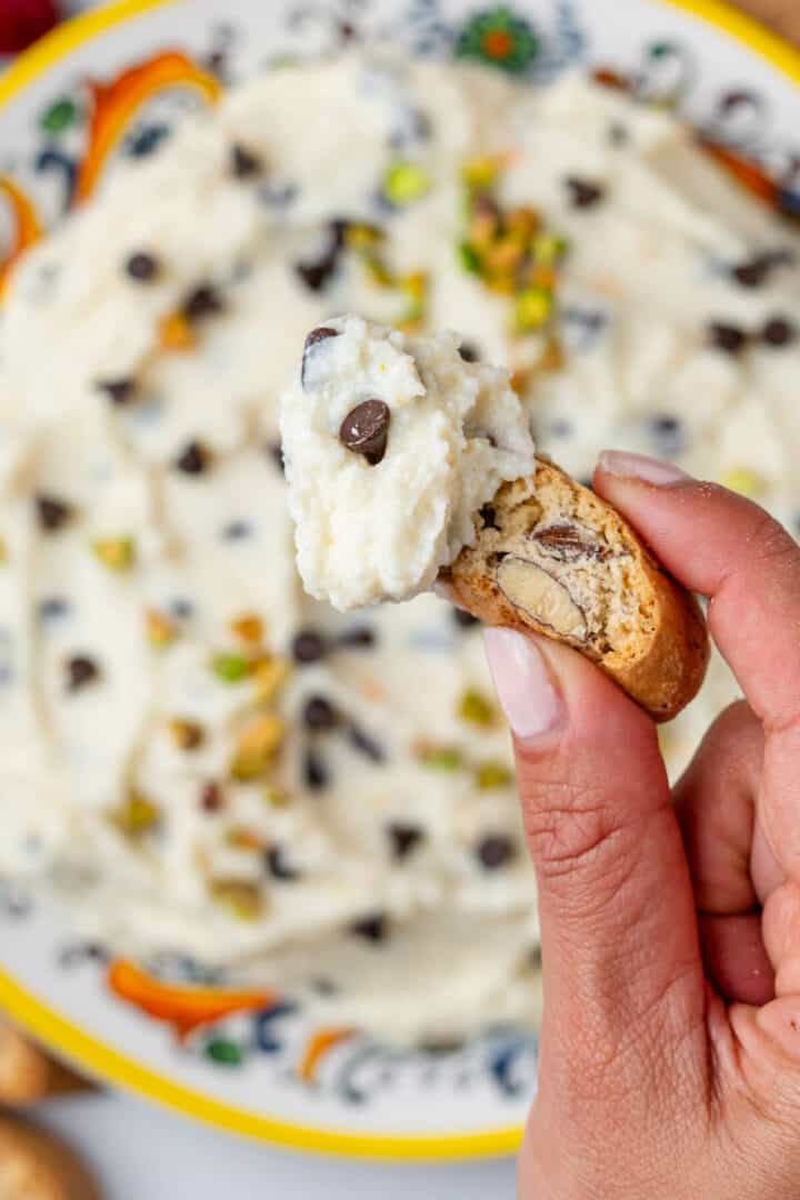 Authentic Cannoli Dip (Nonno's Recipe) - Cooking With Ayeh