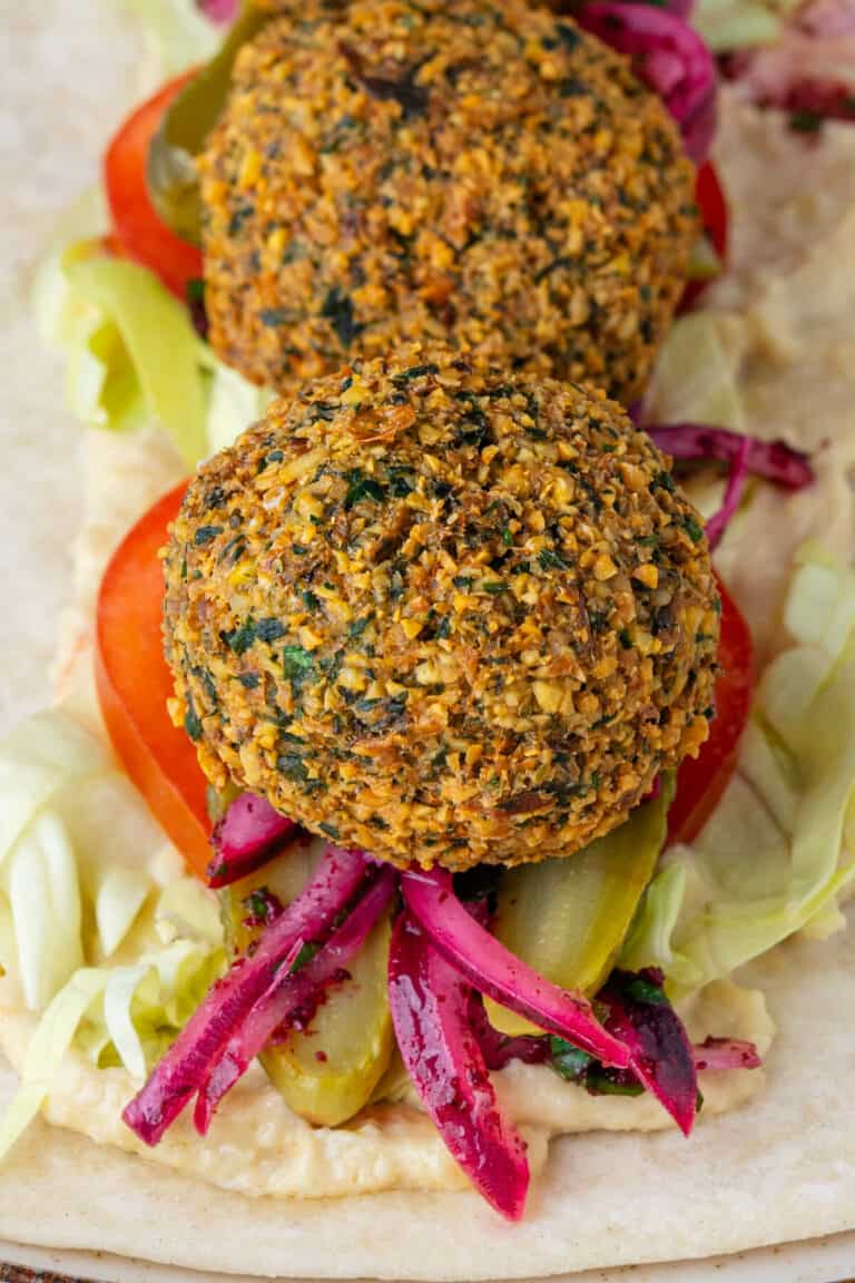 Falafel Wrap (Packed with Flavor & Protein) - Cooking With Ayeh