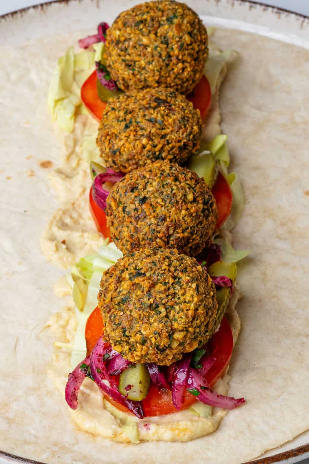 Falafel Wrap (Packed with Flavor & Protein) - Cooking With Ayeh