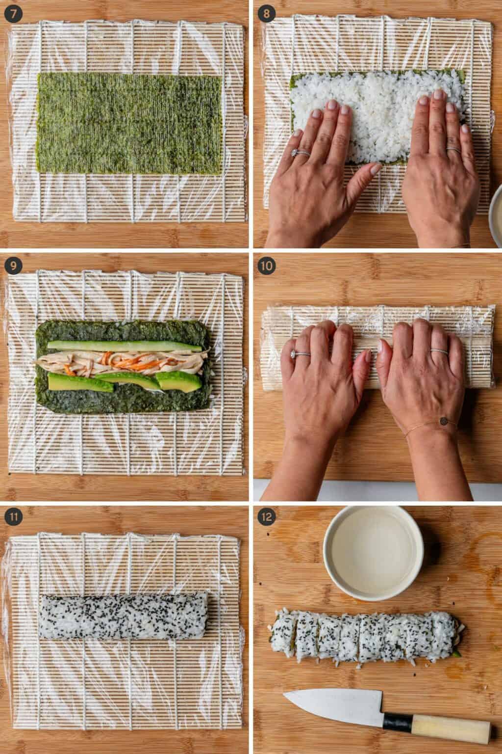 Kani Sushi (Spicy Crab Roll) - Easy Steps - Cooking With Ayeh