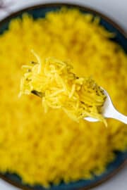 Saffron Rice (Fluffy and Ready in 20 Minutes) - Cooking With Ayeh