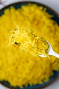 Saffron Rice (Fluffy and Ready in 20 Minutes) - Cooking With Ayeh