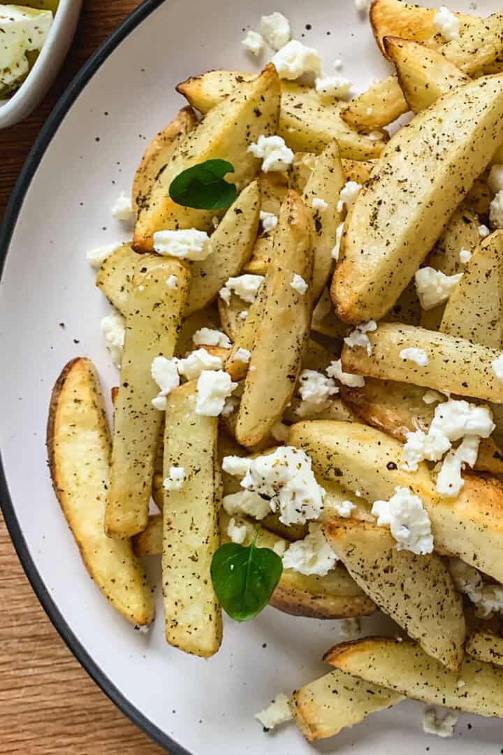 Greek Fries (Oven and Air Fryer) - Cooking With Ayeh