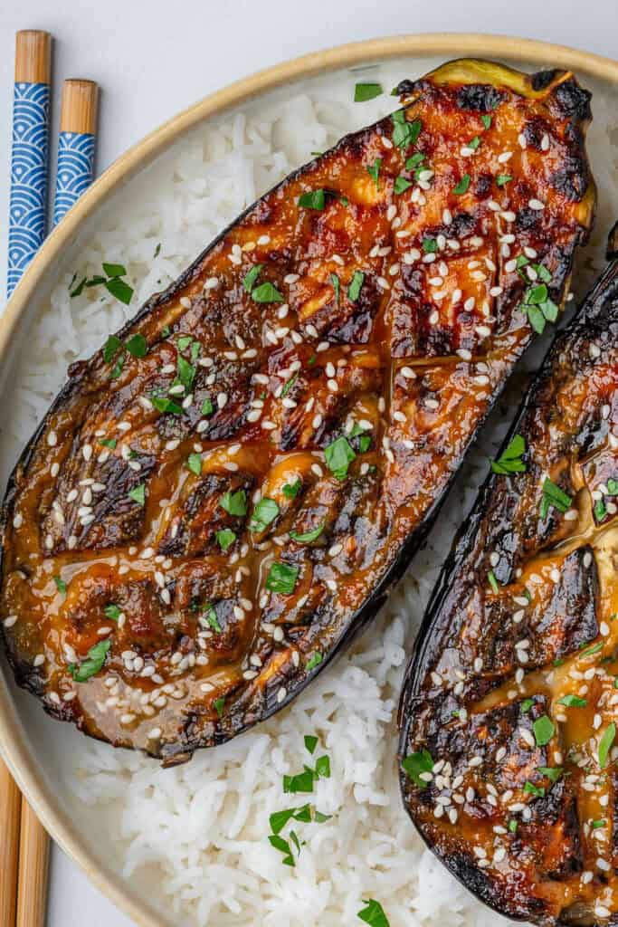Miso Eggplant Pan Fry And Oven Methods Cooking With Ayeh