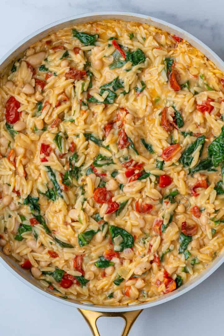 Creamy Orzo Pasta (Comfort Food, Creamy Without Cream) - Cooking With Ayeh