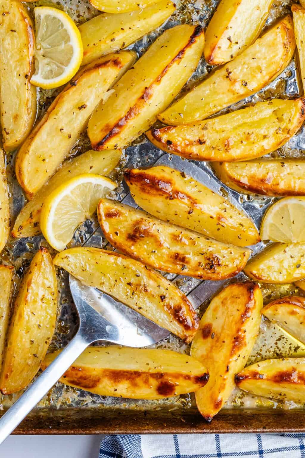 Greek Lemon Potatoes (Deliciously Tender with Crispy Edges) - Cooking ...