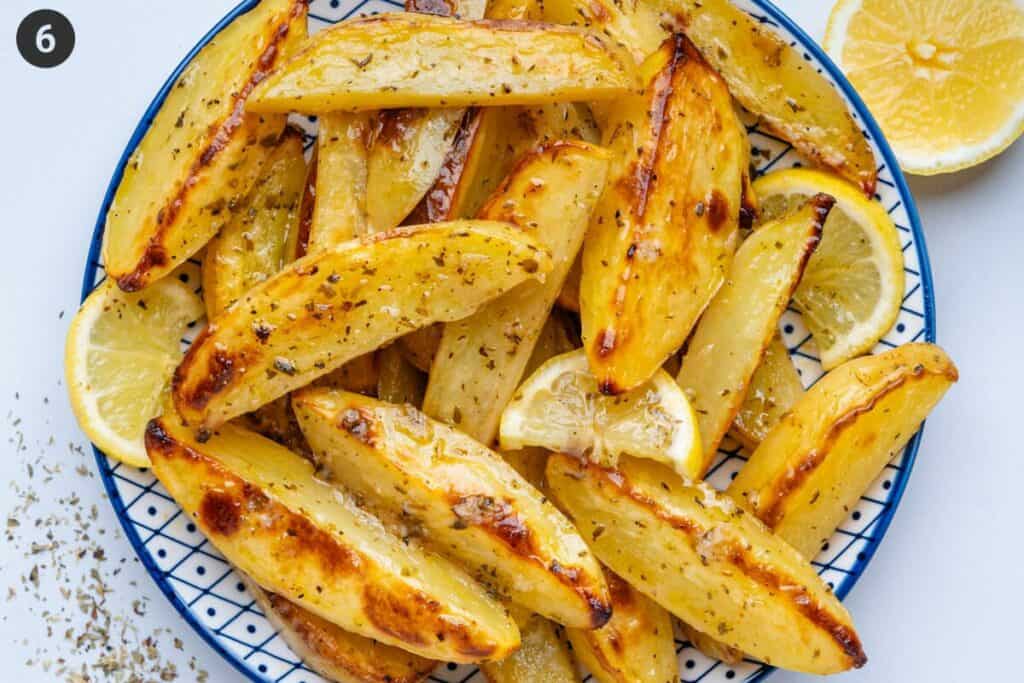 Greek Lemon Potatoes (Deliciously Tender with Crispy Edges) - Cooking ...