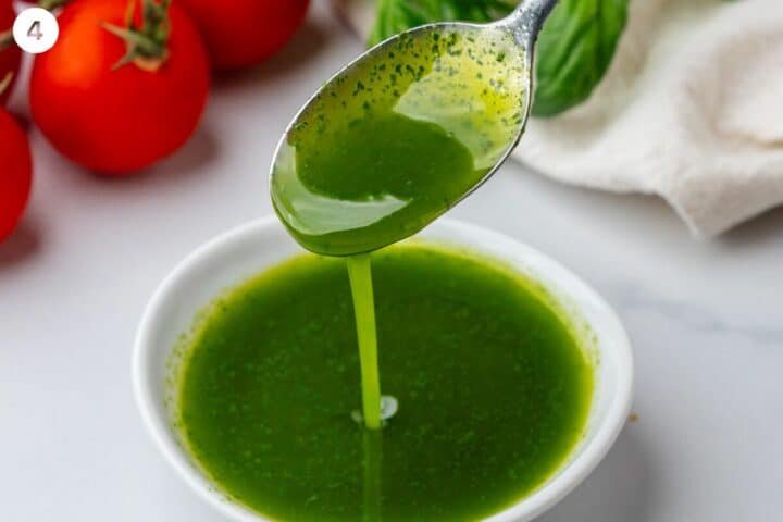 Basil Oil (5 Minutes, Amazing with Everything) - Cooking With Ayeh