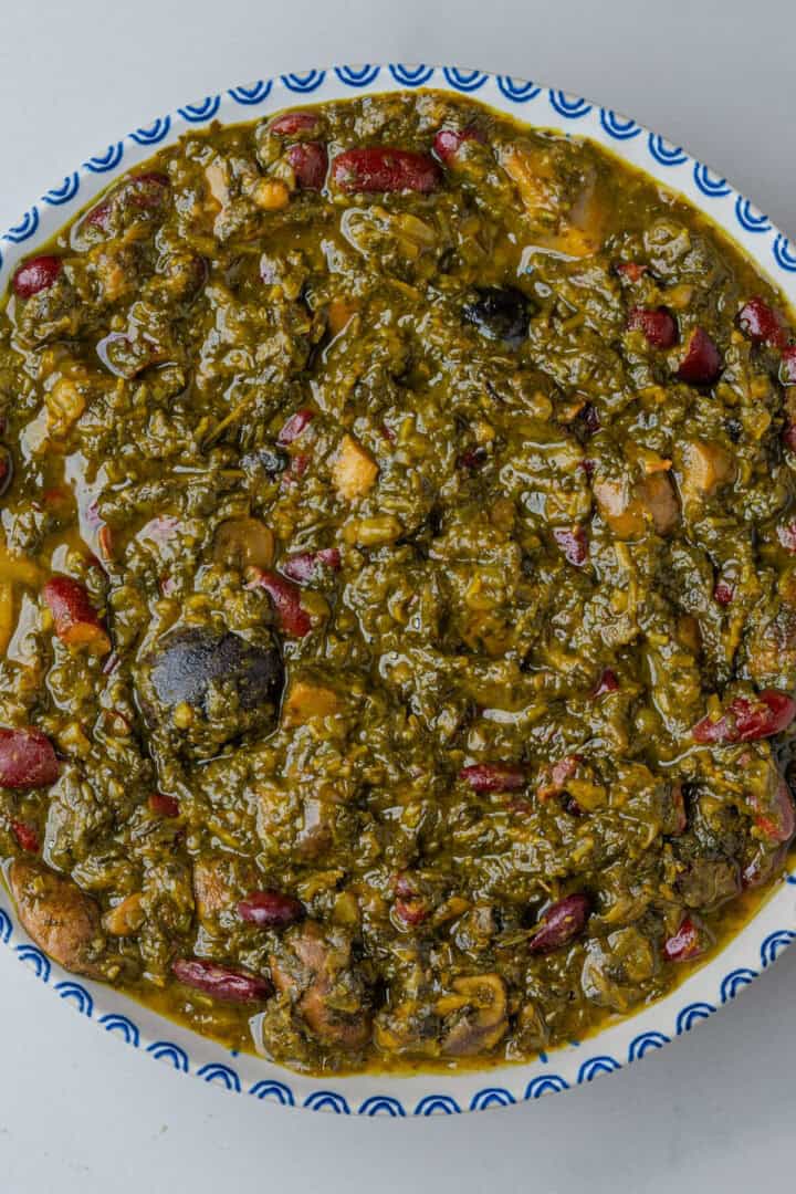 Ghormeh Sabzi - Persian Herb Stew (Authentic Meat-Free) - Cooking With Ayeh