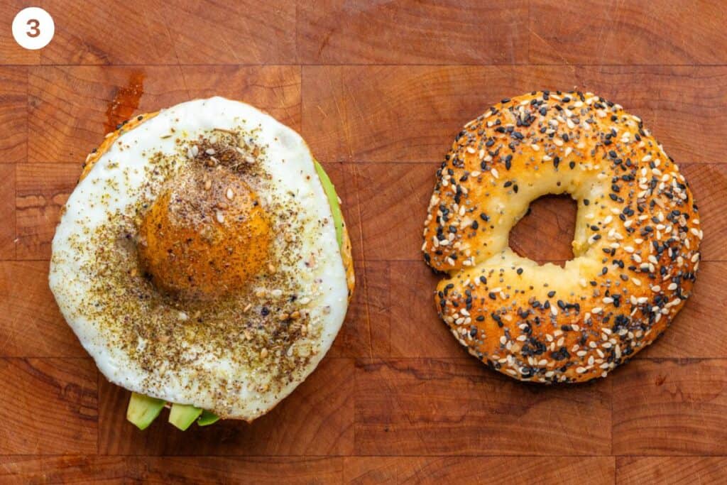 Breakfast Bagel (Healthy High Protein) - Cooking With Ayeh