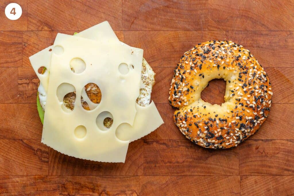 Breakfast Bagel (Healthy High Protein) - Cooking With Ayeh