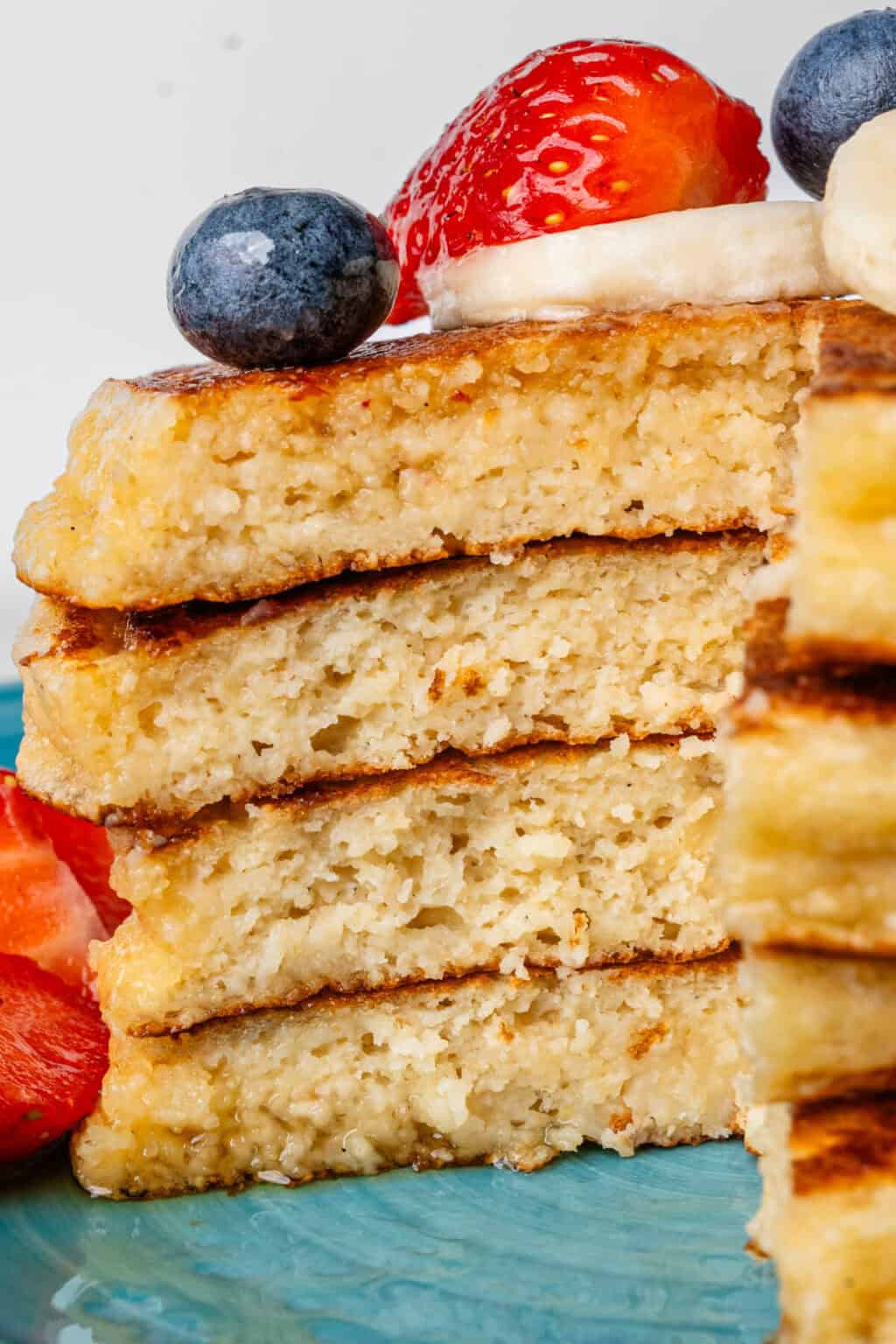 Cottage Cheese Pancakes (Healthy - 23g Protein) - Cooking With Ayeh