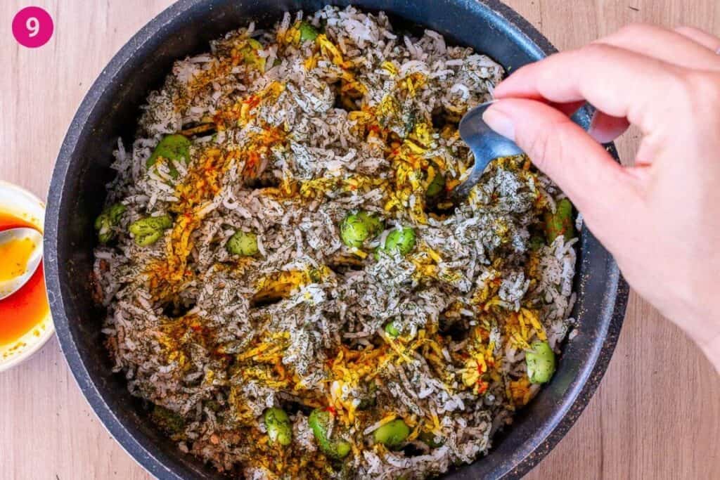 Baghali Polo - Persian Fava Bean Rice - Cooking With Ayeh