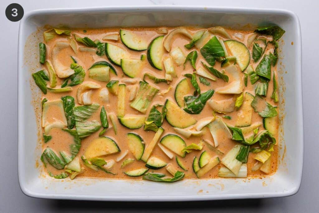 Dumpling Bake (Viral One Pan Dumplings) - Cooking With Ayeh